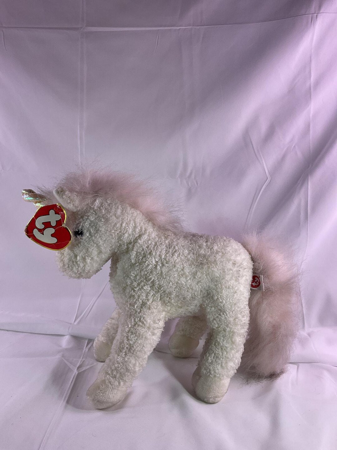 TY Sparkles the Unicorn Classic Plush Large 1996 10" Tall White - Etsy
