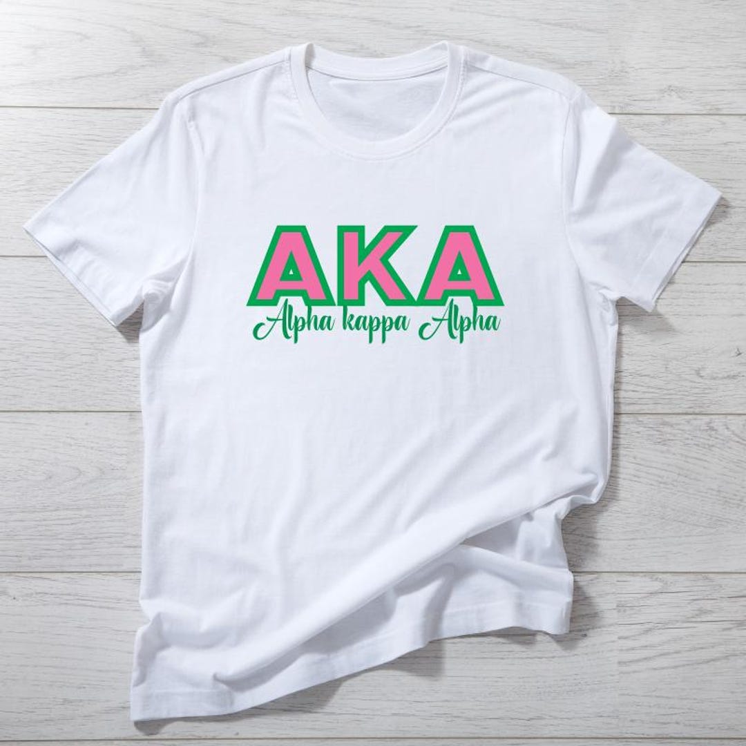 Alpha Kappa Alpha Sorority Svg, AKA Png, AKA Svg, Aka Letters Svg ...
