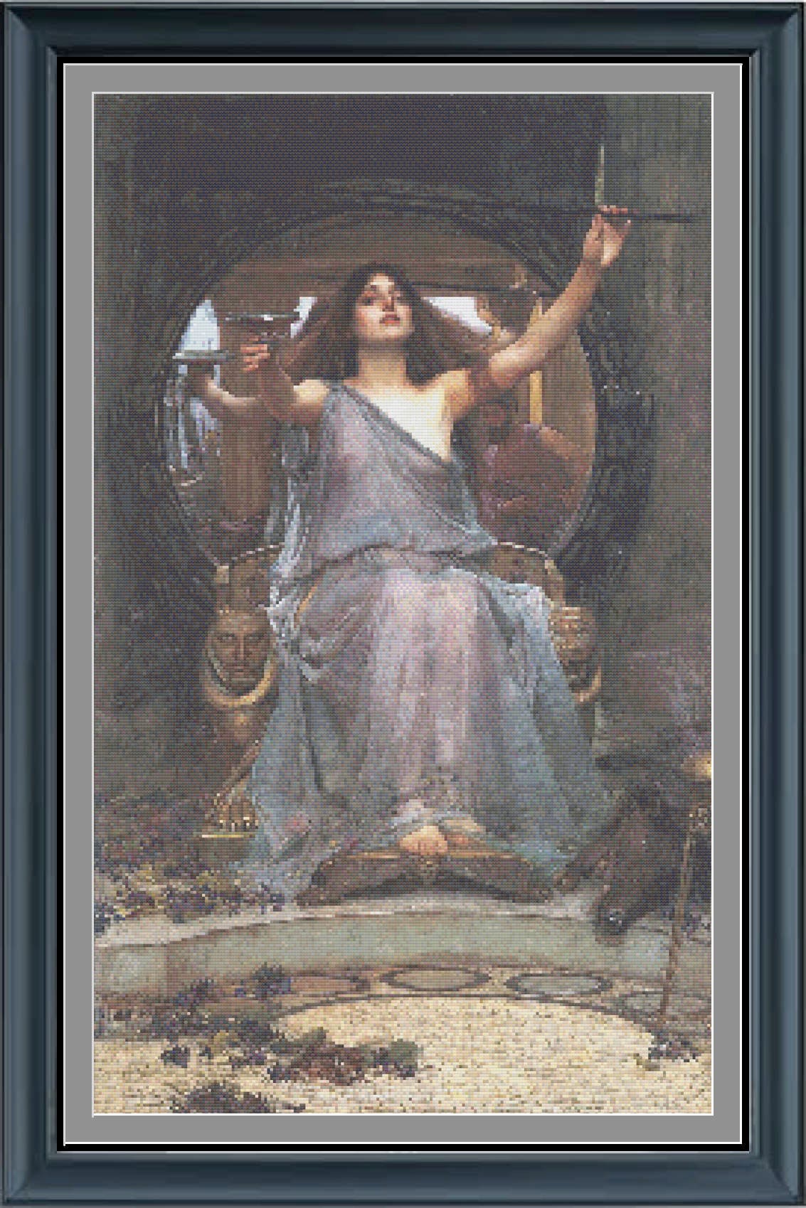 Circe Offering the Cup to Odysseus Cross Stitch Pattern-for - Etsy