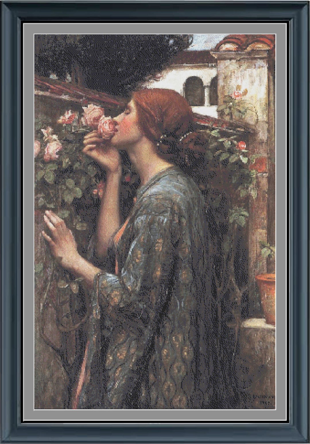 The Soul of the Rose - Cross-stitch Pattern-pdf File-for the Skilled ...