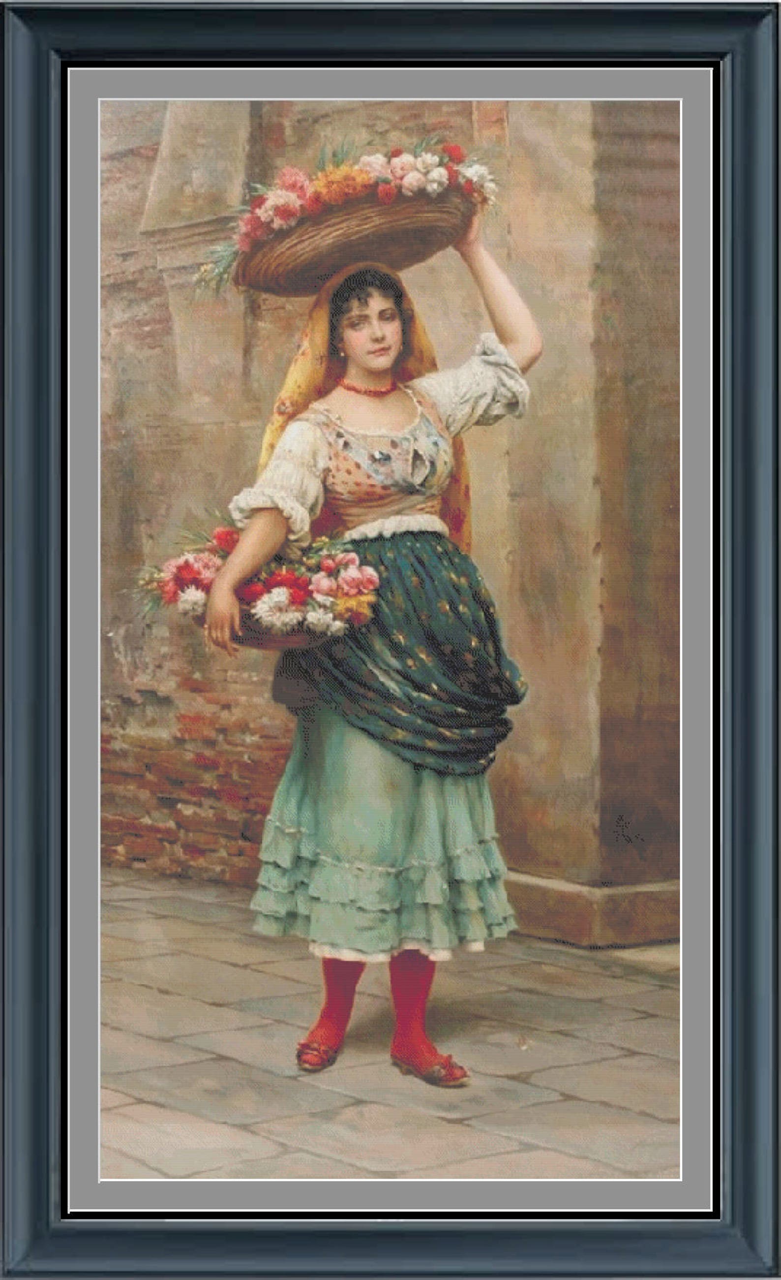 Margarita Cross Stitch Pattern -digital Download-adapted From a Eugene ...