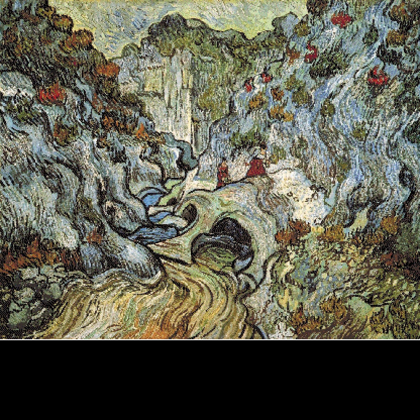 A Path Through a Ravine by Vincent Van Gogh Diamond Painting - Instant ...