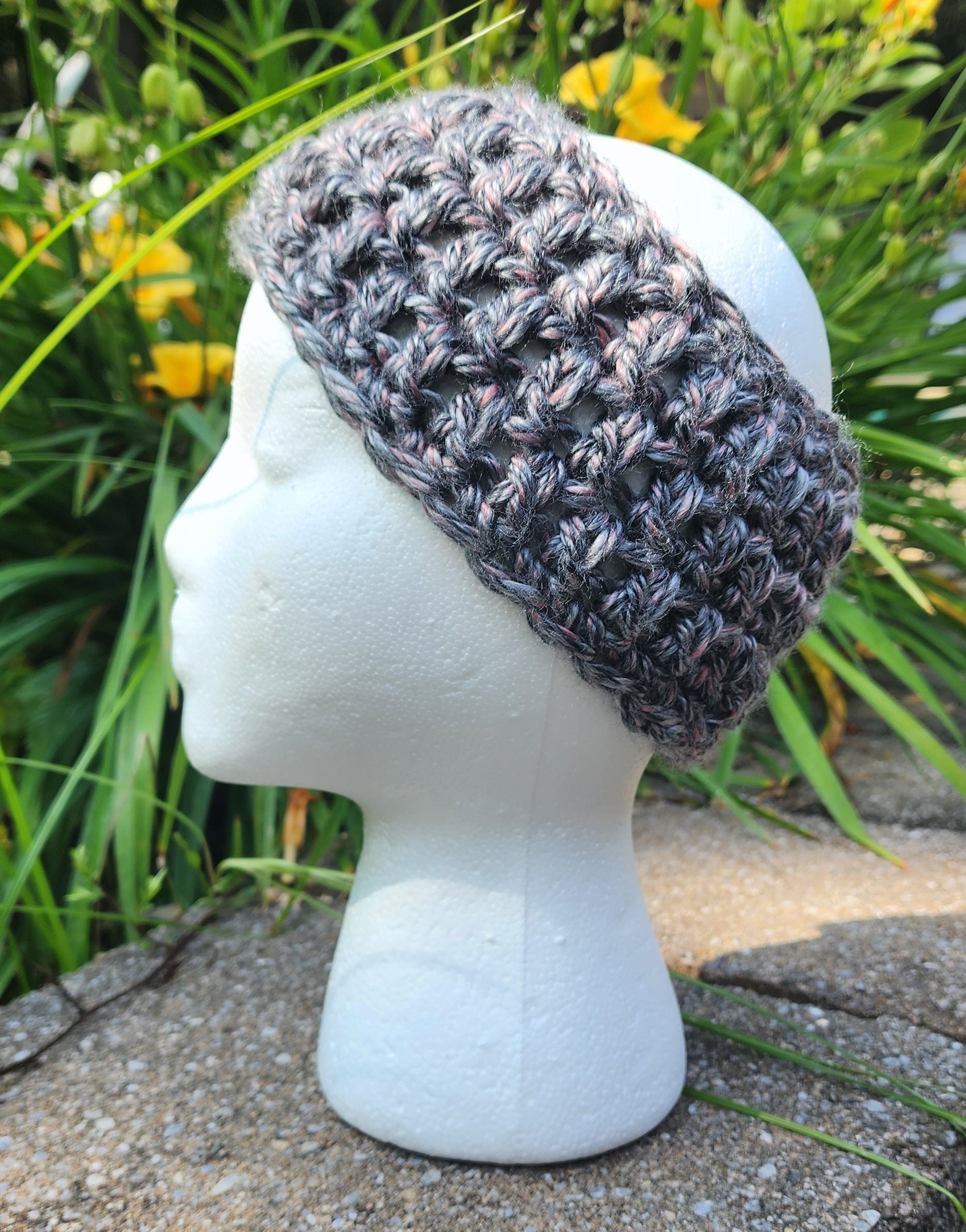 CROCHET PATTERN Loon Ear Warmer / Super Bulky Ear Warmer / Bulky ...