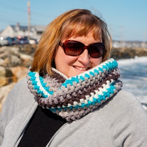 CROCHET PATTERN - Cannon Cowls / Infinity Scarf / Neck Warmer / PDF ...