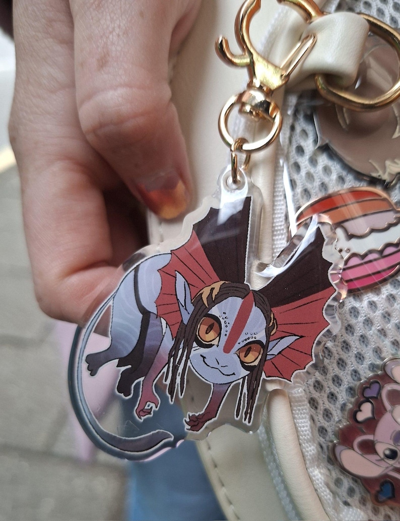 Avatar Kitty Keychain - Etsy