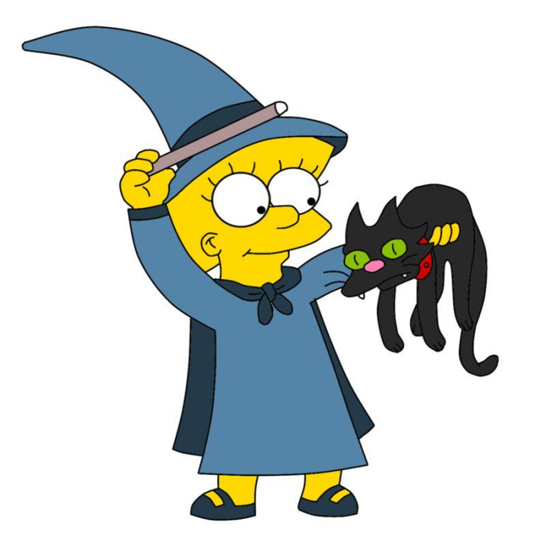 Simpsons Lisa Witch Yard Art Digital File - Etsy