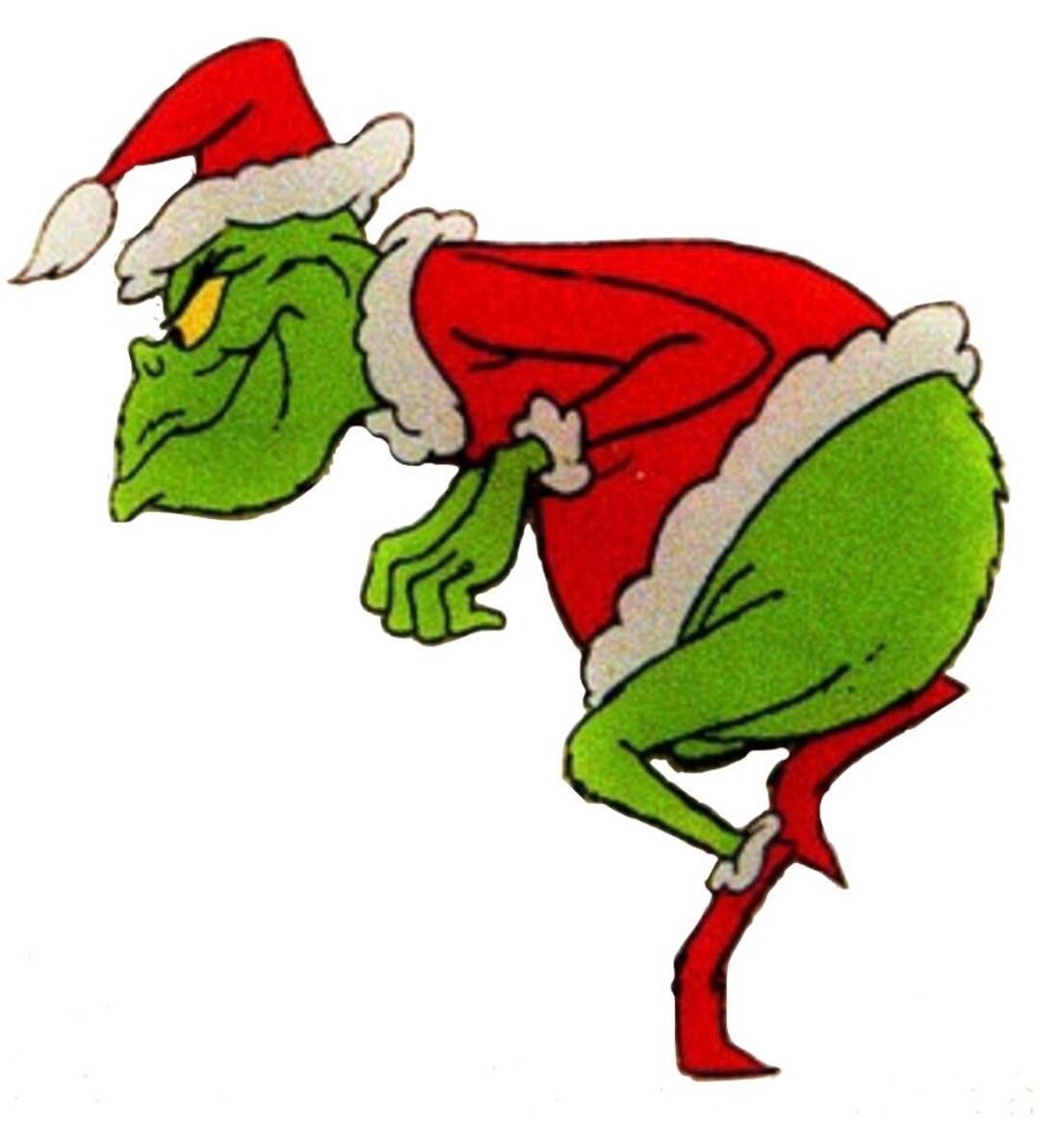 Stealing Grinch Pdf Digital Yard Art File - Etsy