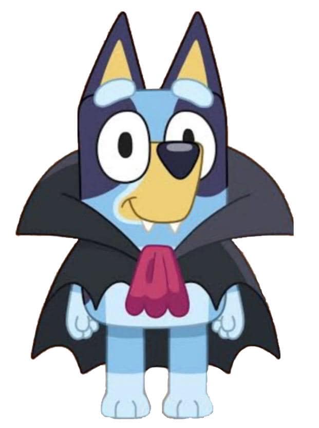 Bluey Vampire Halloween Yard Art Digital File - Etsy