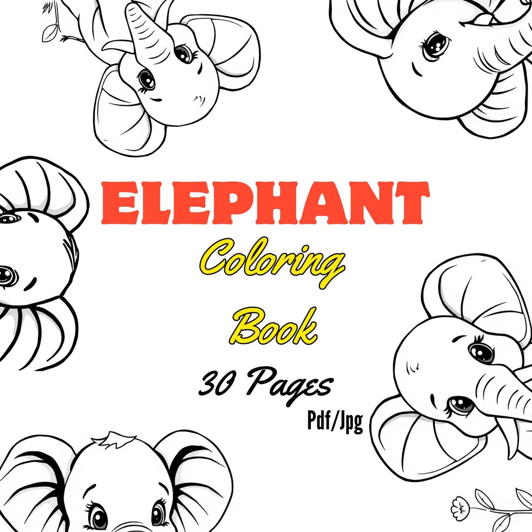 Coloring Books for Children L Elephant Coloring Books I Coloring Pages ...