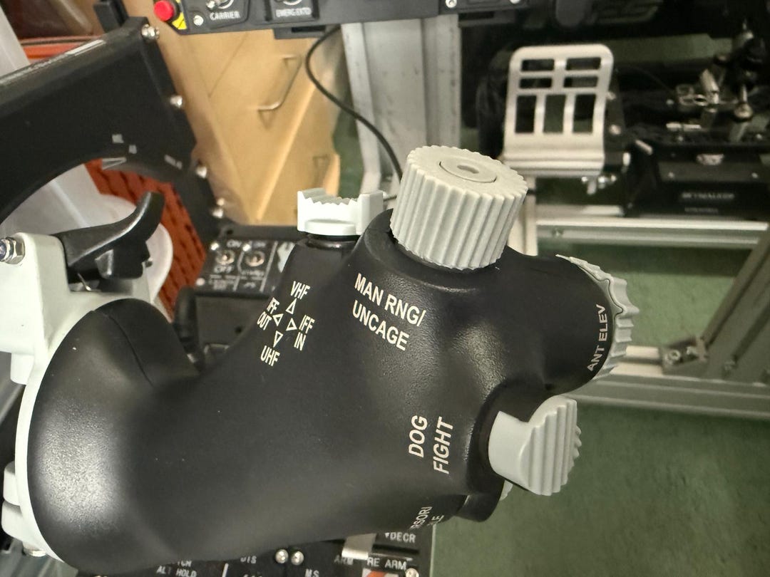 Winwing 3D Printed More Realistic Manual Range Dial and Press Button - Etsy