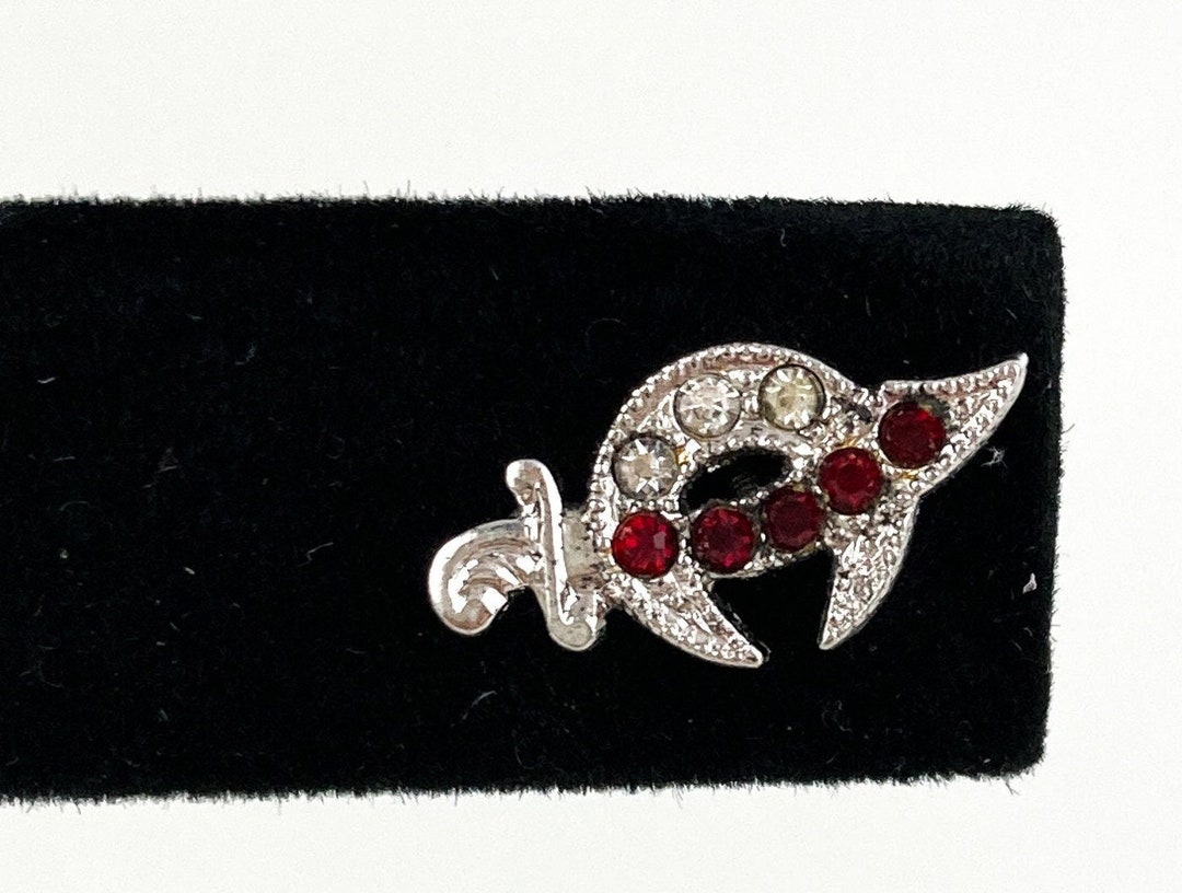 Vintage Free Mason Knights Templar Sword Shriner Lapel Tie Pin Sterling ...