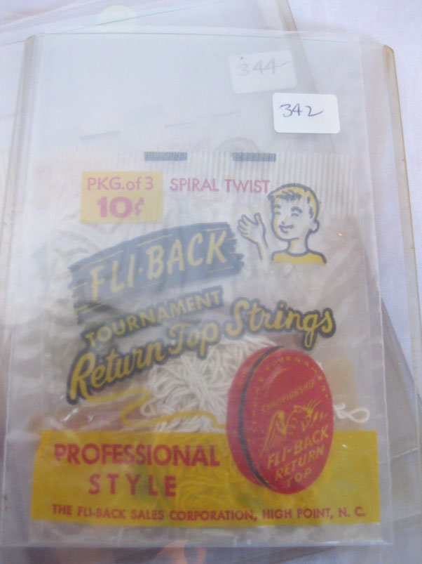 Vintage Fli-back Genuine Tournament Yo-yo Strings NEW in Package (3 ...