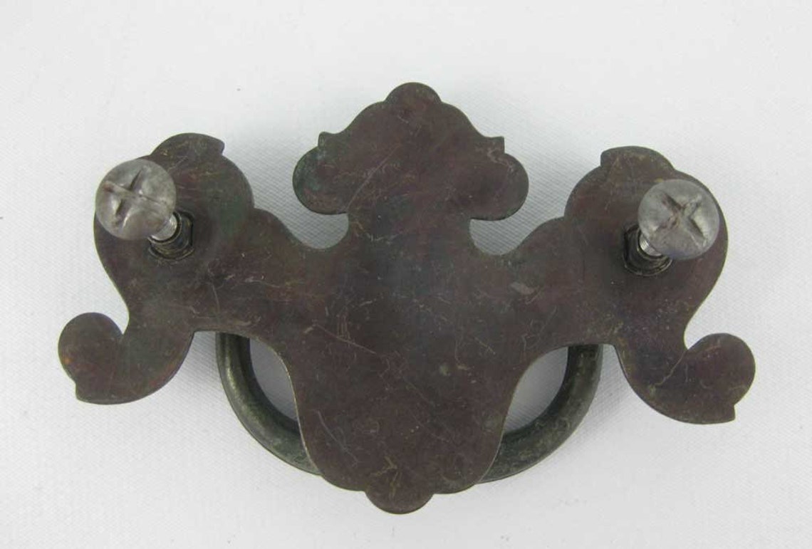 Antique 2185 DC Bat Wing Drop Bail Pull Handle Dark Brass | Etsy