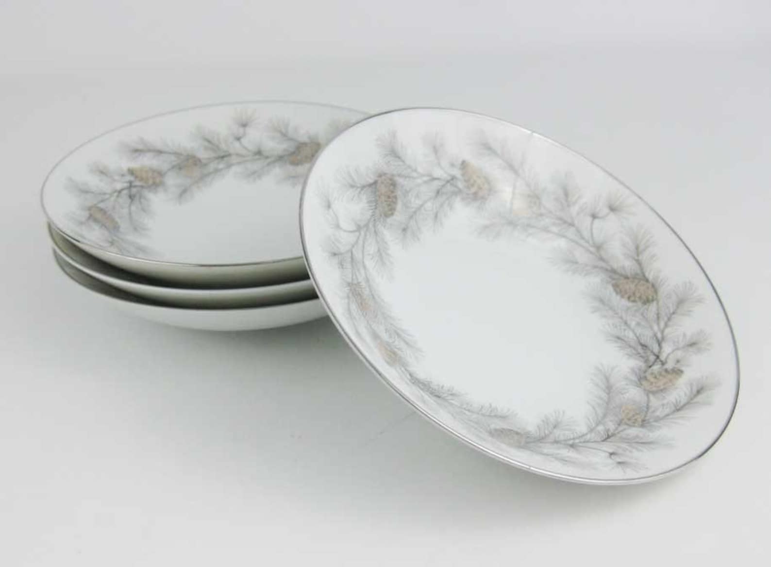 Vintage Sango China Sierra Pines Fruit/dessert Bowls 4 - Etsy