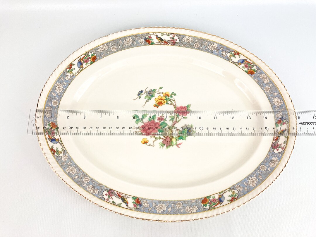 Vintage Johnson Bros. the Vigo Old England Large Oval Serving Platter ...