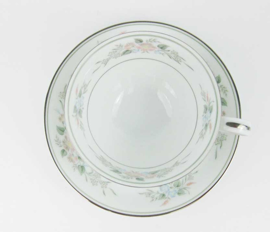 Vintage Noritake Romance Tea Cups & Saucers 4 Sets Pattern - Etsy