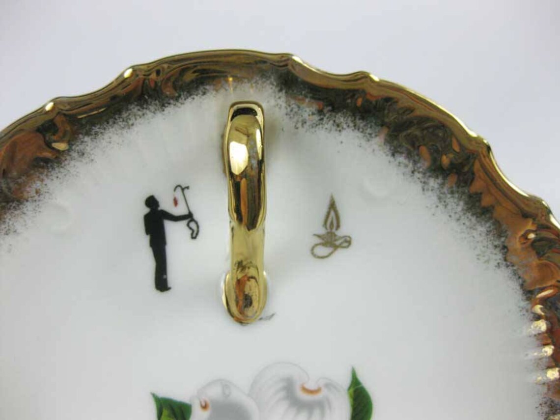 Vintage OES Conductress Handled Candle Holder Plate Trinket - Etsy