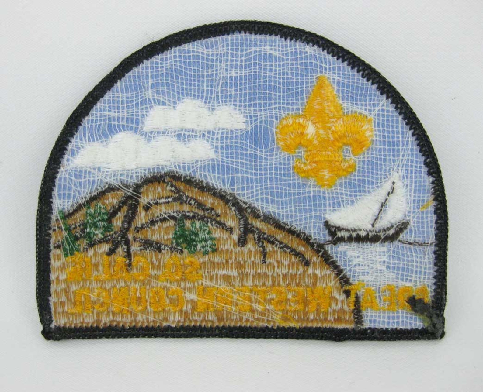 Vintage BSA Boy Scout Patch Great Western Council Calif Shoulder Badge ...