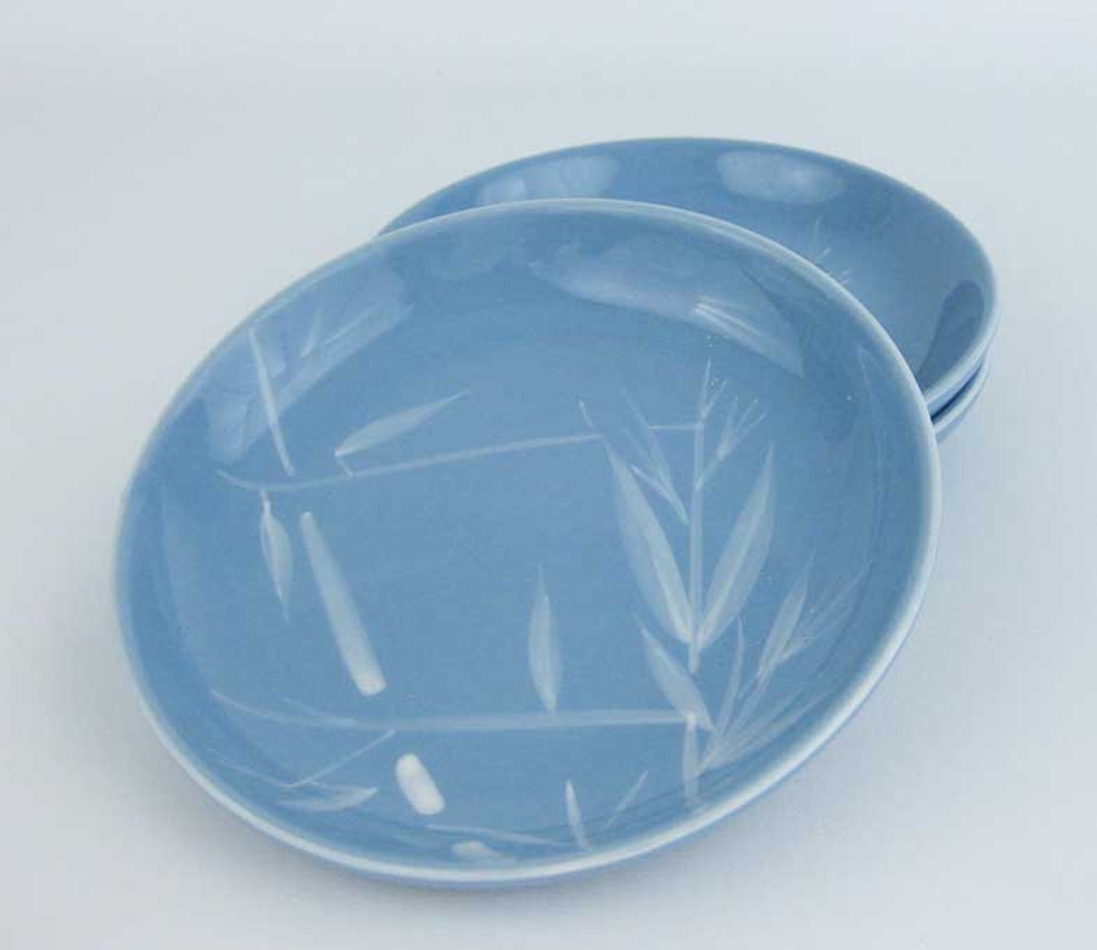 Winfield Blue Pacific Bread/dessert Plates 3 White Bamboo - Etsy