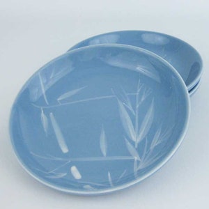 Winfield Blue Pacific Bread/dessert Plates 3 White Bamboo - Etsy
