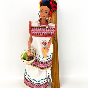 Handmade Yucatan Mexico Art Doll Traditional Costume NWT Hand ...