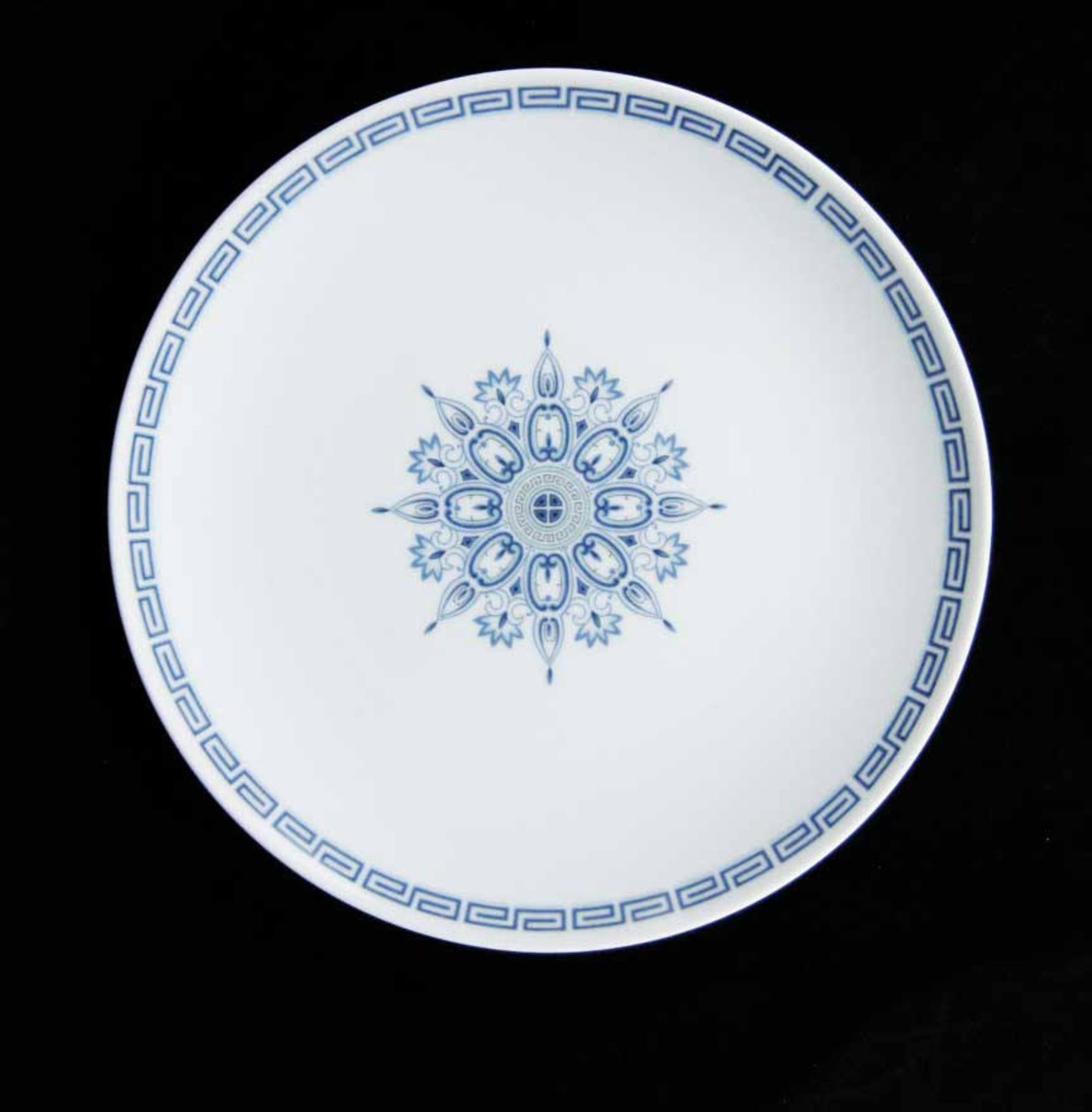 Noritake Nippon Toki Kaisha Dinner Plates 4 N1232 Blue - Etsy