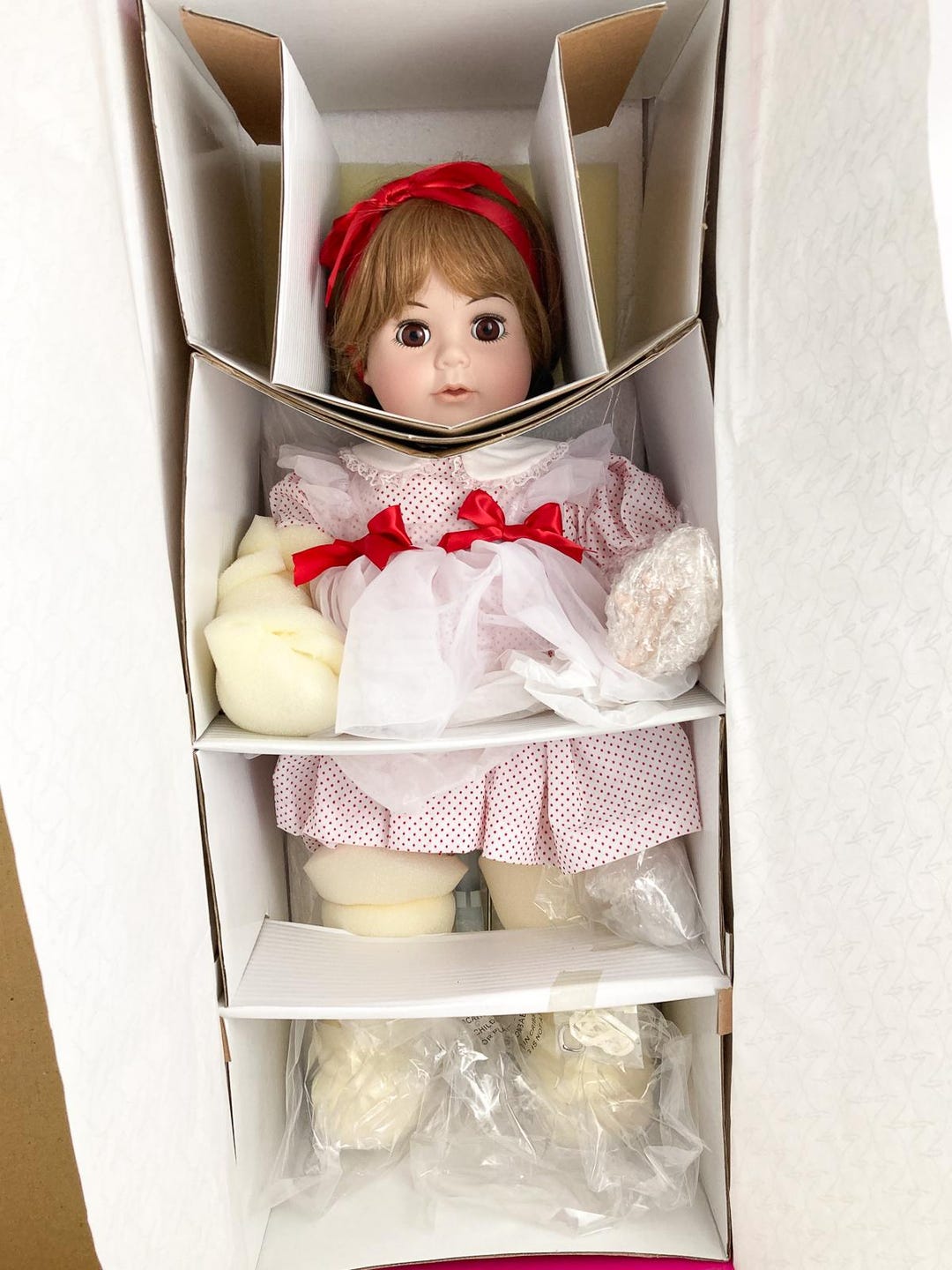 Marie Osmond/karen Scott Signed Doll "kissy" Sleepy Eyed #290/1000 W ...