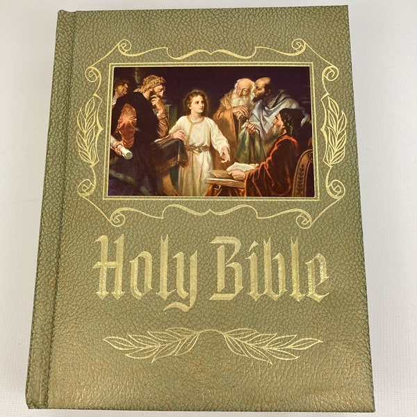 Leather Catholic Bible - Etsy