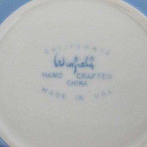 Winfield Blue Pacific Bread/dessert Plates 3 White Bamboo - Etsy