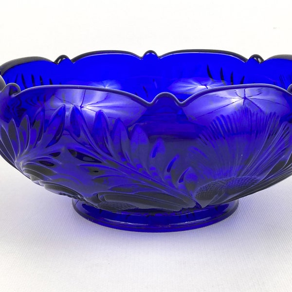 Cobalt Mosser Glass - Etsy