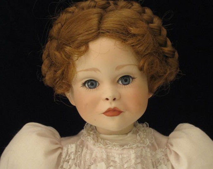 VINTAGE PORCELAIN DOLL WITH SERIAL NUMBER - Etsy