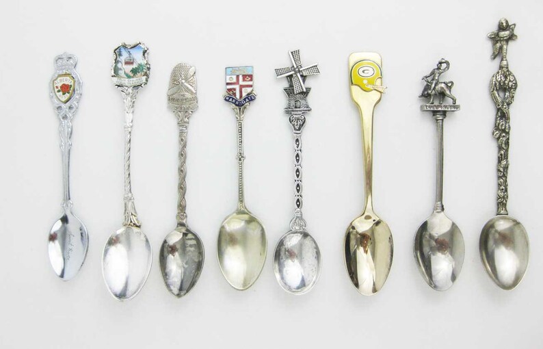 Vintage Mixed Lot of 17travel Souvenir Collector Spoons | Etsy