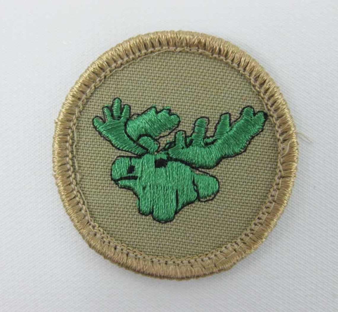 Vintage BSA Boy Scout Patrol Patch Green Moose Patrol - Etsy