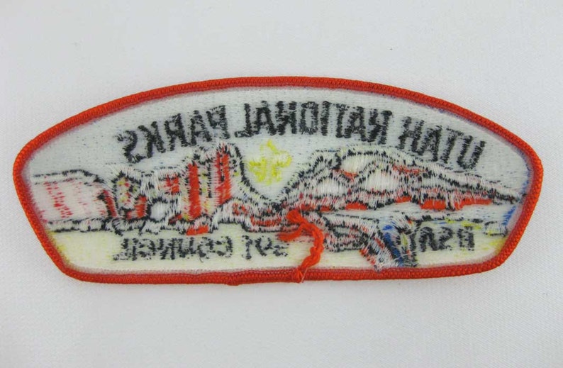 BSA Boy Scout Patch Utah National Parks 591 Council Shoulder - Etsy