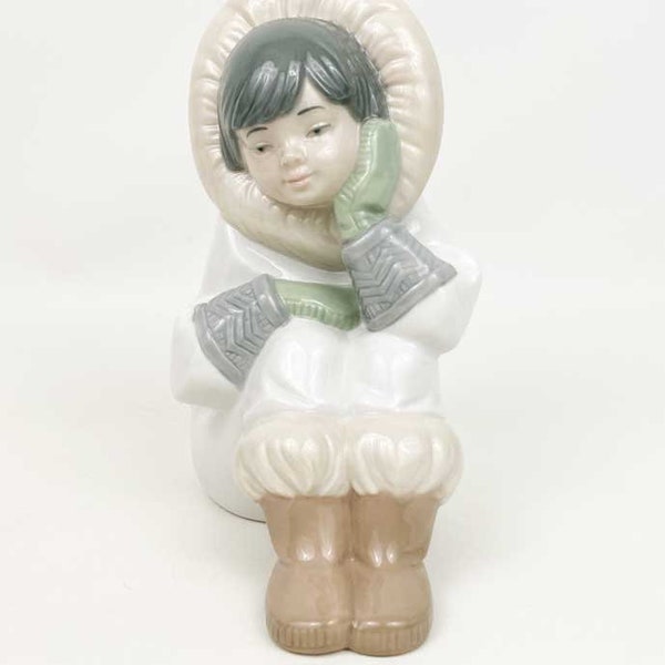 Lladro Nao Eskimo Figurine - Etsy