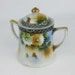 Japanese Hand Painted Nippon Tea Potcreamersugar Bowl Daisy Design ...