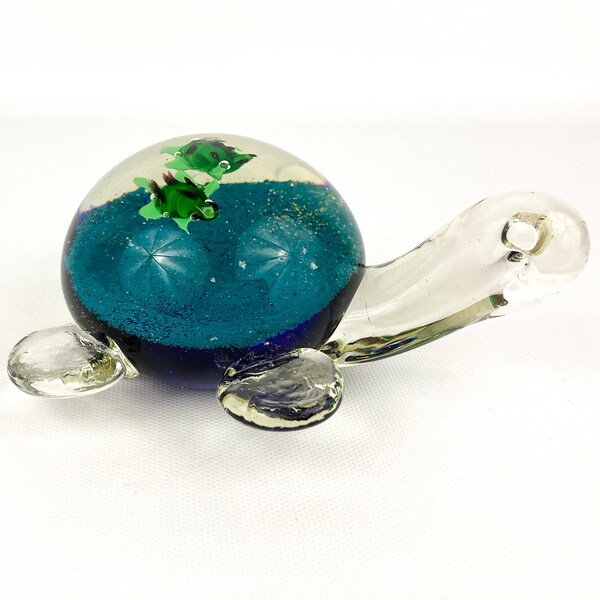 Blown Glass Turtle - Etsy