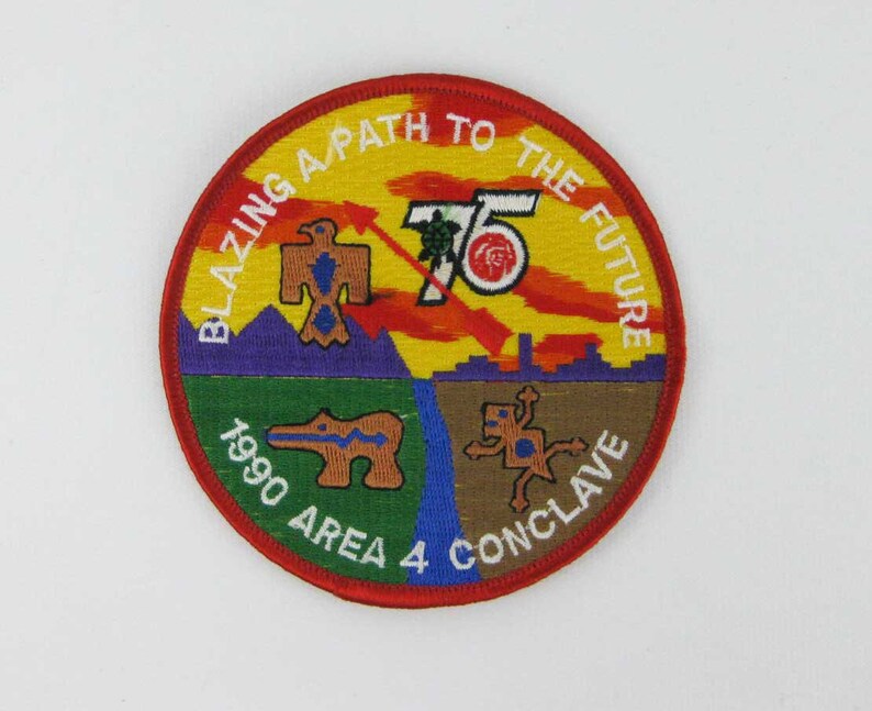 Vintage BSA Boy Scout 1990 Area 4 Conclave Order Arrow OA Patch NEW! - Etsy
