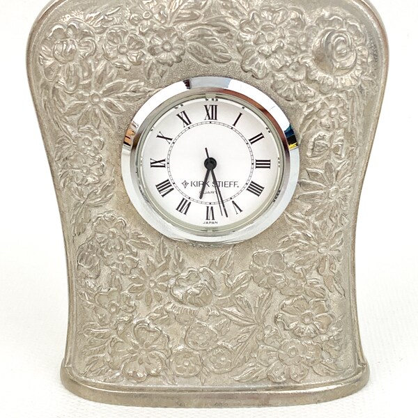Pewter Clock - Etsy