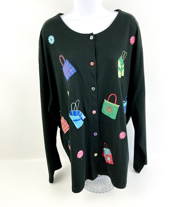 Vintage Woman's Quacker Factory Button Down Light Wei… - Gem