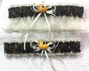 Brown Wedding Garter | Etsy