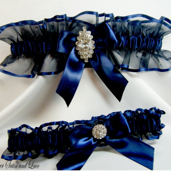 Blue Wedding Garter - Etsy