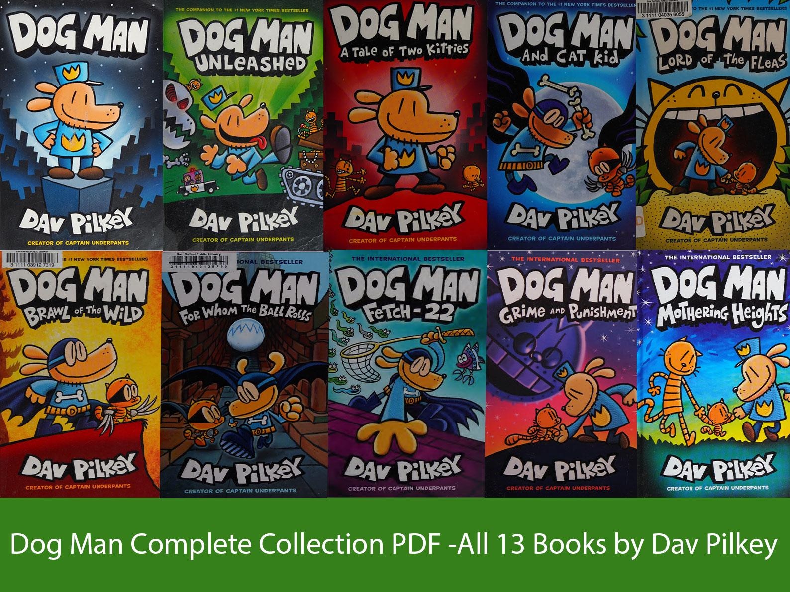 Dog Man Complete Collection PDF -all 13 Books by Dav Pilkey | Digital ...