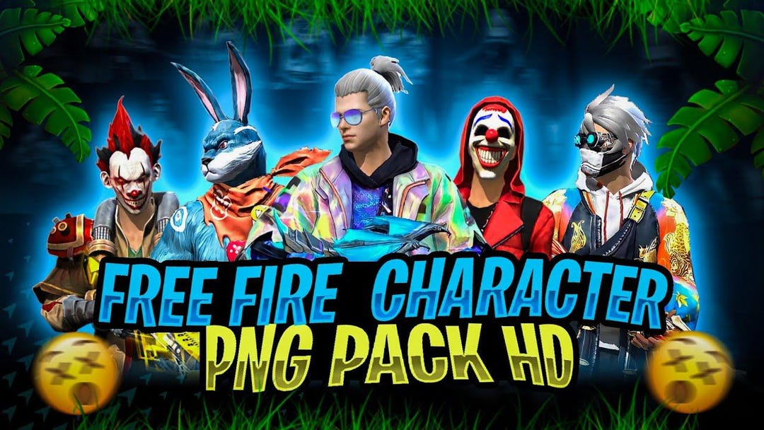 Free Fire PNG Bundle: Gaming Clipart for T-shirts, Mugs (digital ...