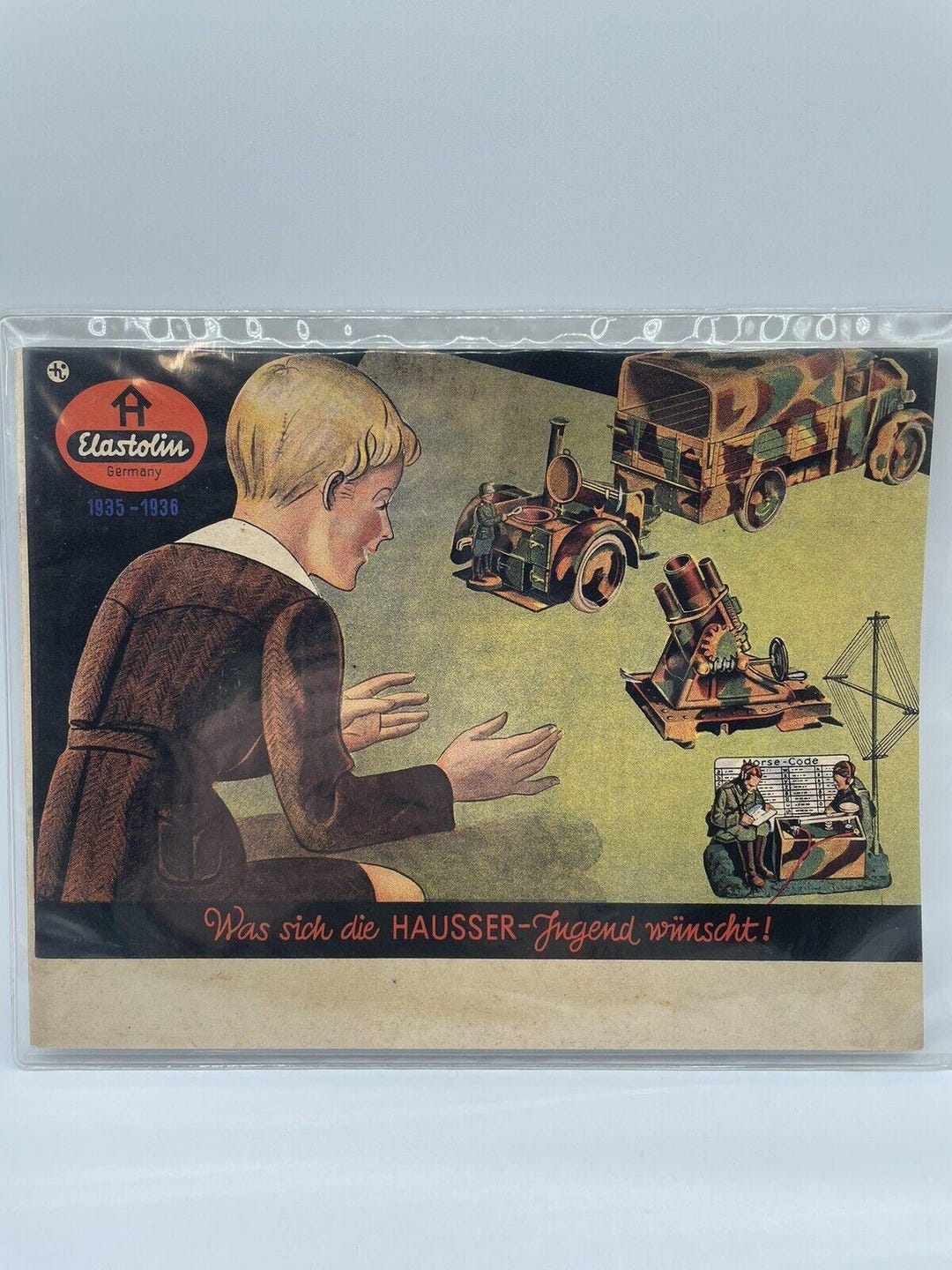 Elastolin Germany 1935 1936 Toy Catalog Advertisement Rare PB Catalog ...