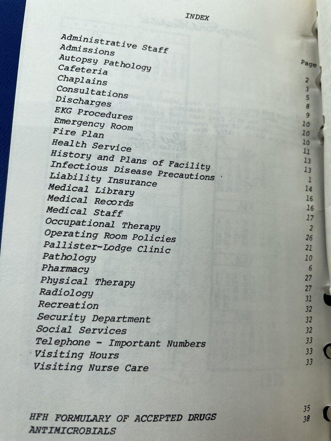 Henry Ford Hospital House Officer Manual 1975 Rare 86 Pages Detroit ...