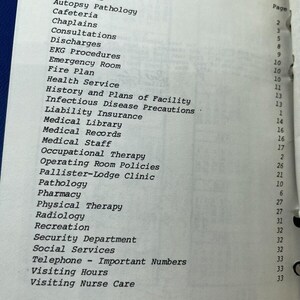 Henry Ford Hospital House Officer Manual 1975 Rare 86 Pages Detroit ...