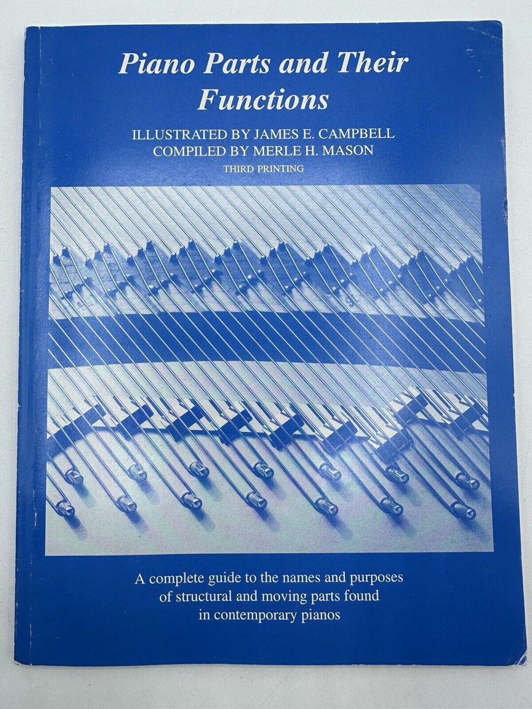 Piano Parts and Their Functions 3rd Printing 98 Pages Paperback Rare ...