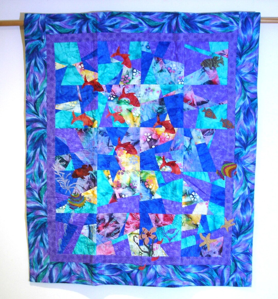 Quilt Coral Reef - Stack N'whack. Quilt or Wall Hanging - Etsy