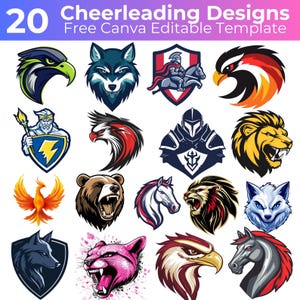20 Cheerleading Canva Editable Template, Senior Sports Poster, Cheer ...